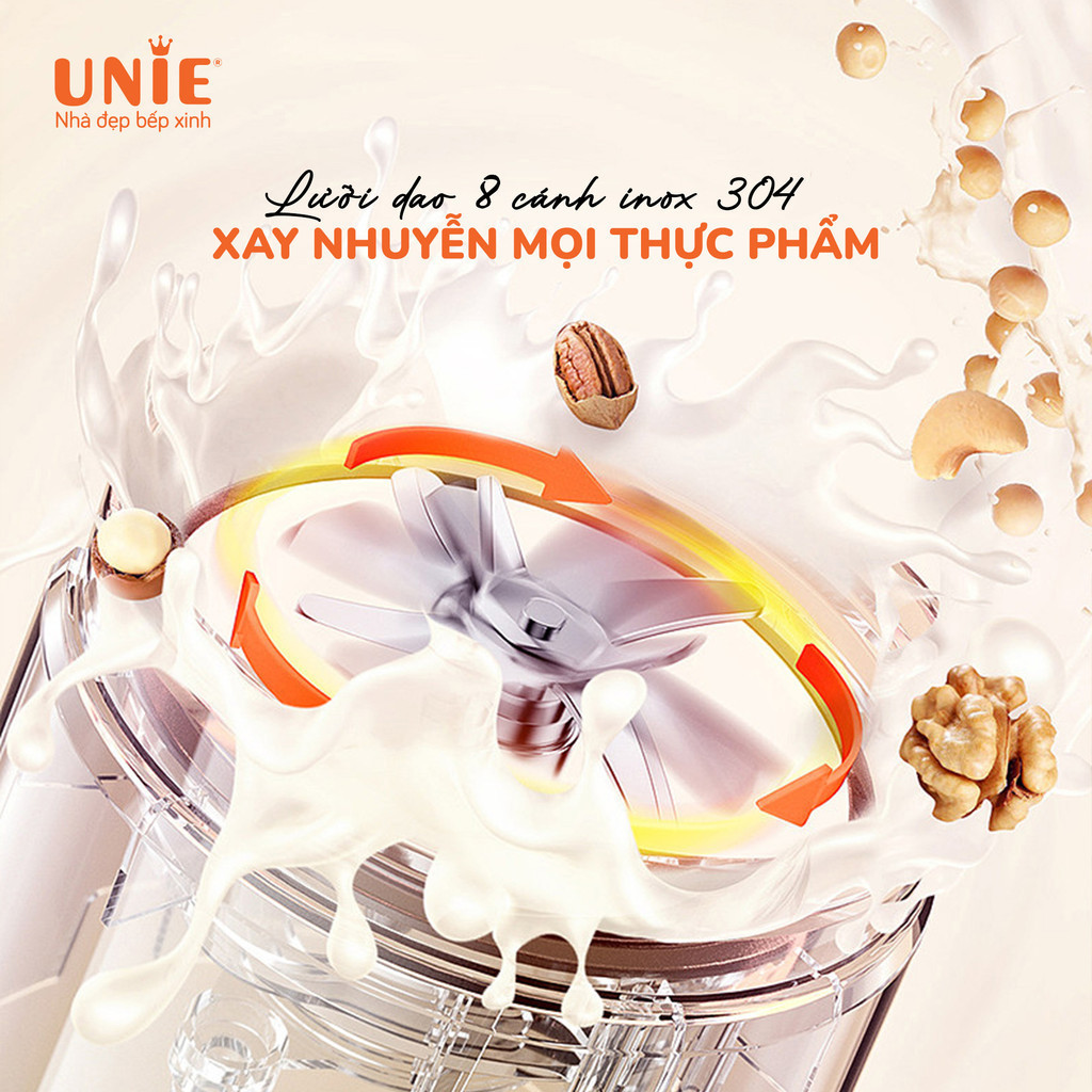 Unie VX nut milk maker, multi-function blender, 1.75L, capacity 1800w ...