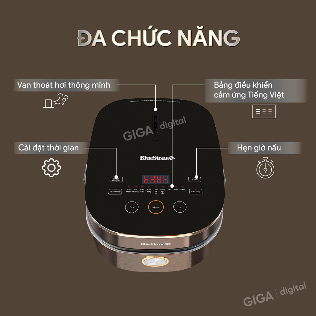 Bluestone 1.5 liter electronic rice cooker RCB-5949 - Diverse preset ...