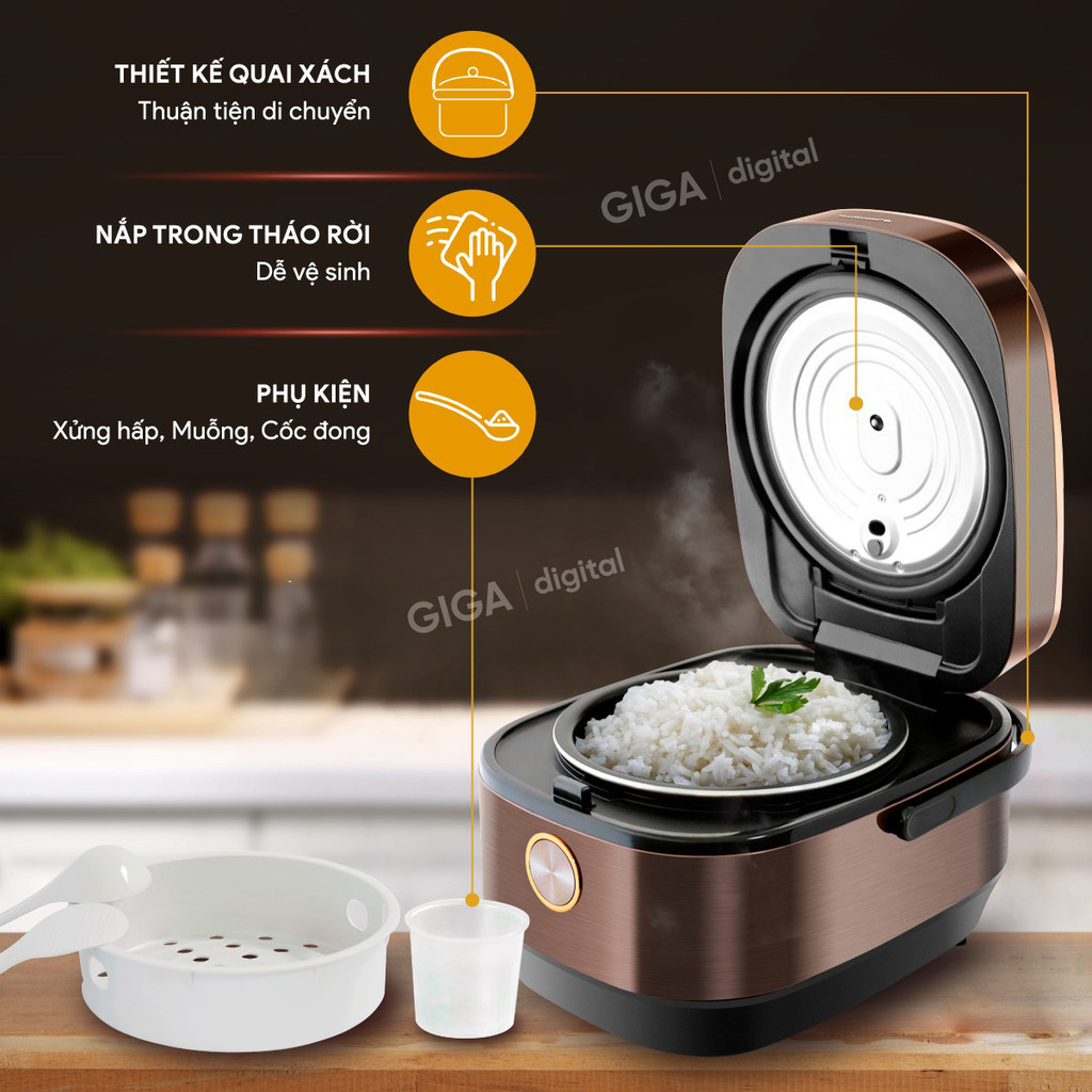Bluestone 1.5 liter electronic rice cooker RCB-5949 - Diverse preset ...