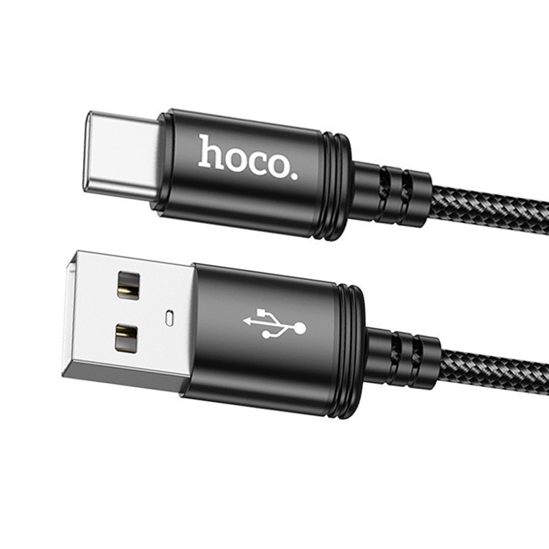 Hoco X89 Type-C charging cable 3A fast charging, anti-break charging head, 1M long (Black ...