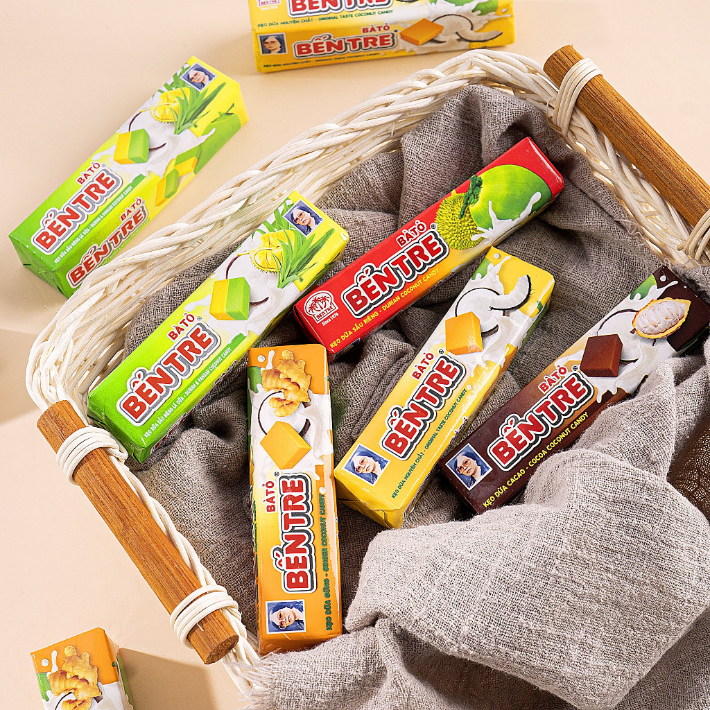 Ben Tre Hai To Coconut Candy Cocoa Flavor (1 bar x 50g) | Shopee Malaysia