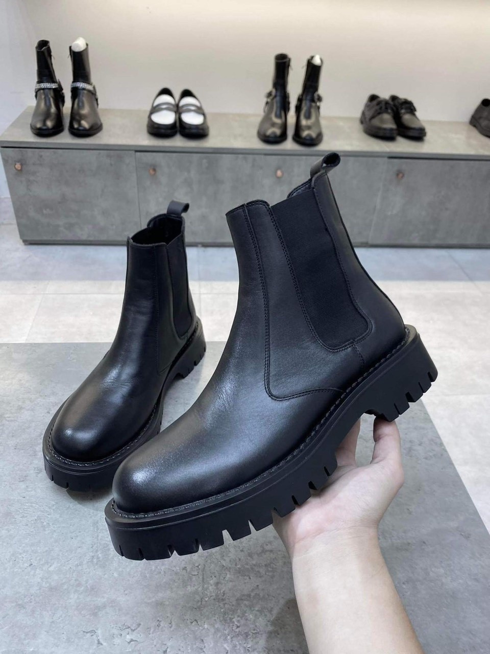 Chealsea boots basic height increasing sole, high heel men's chelsea ...