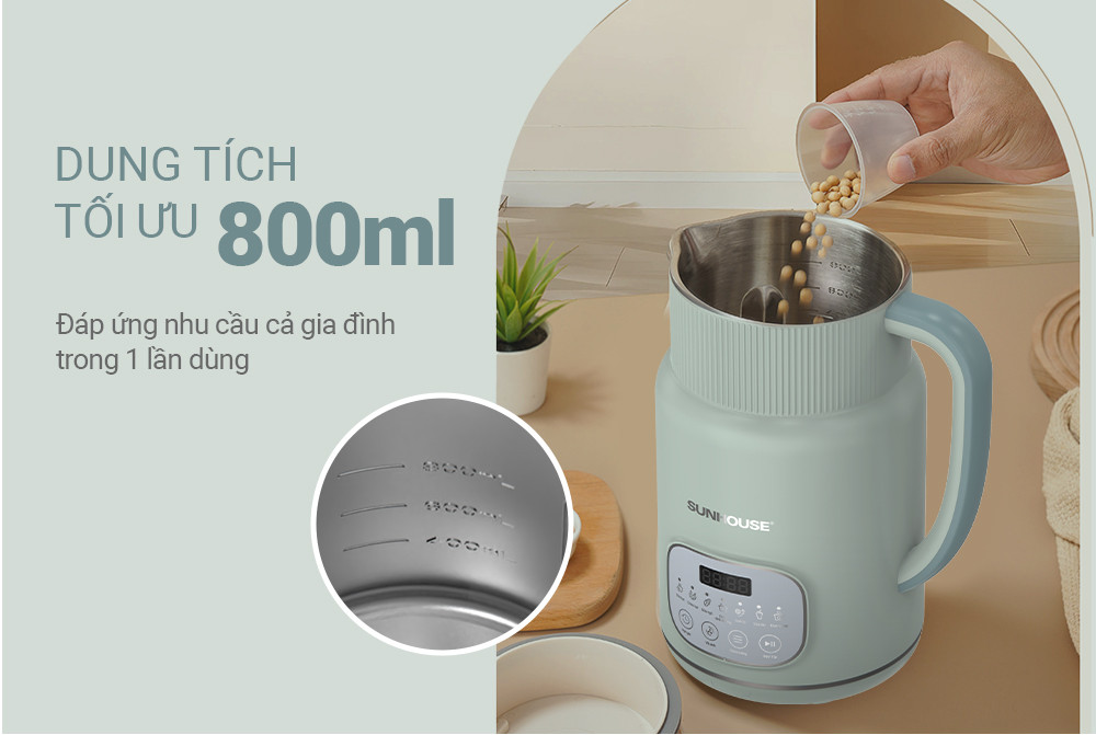 [Live] Sunhouse SHD5260 Multifunctional Nut Milk Maker – 800ml – 2 ...