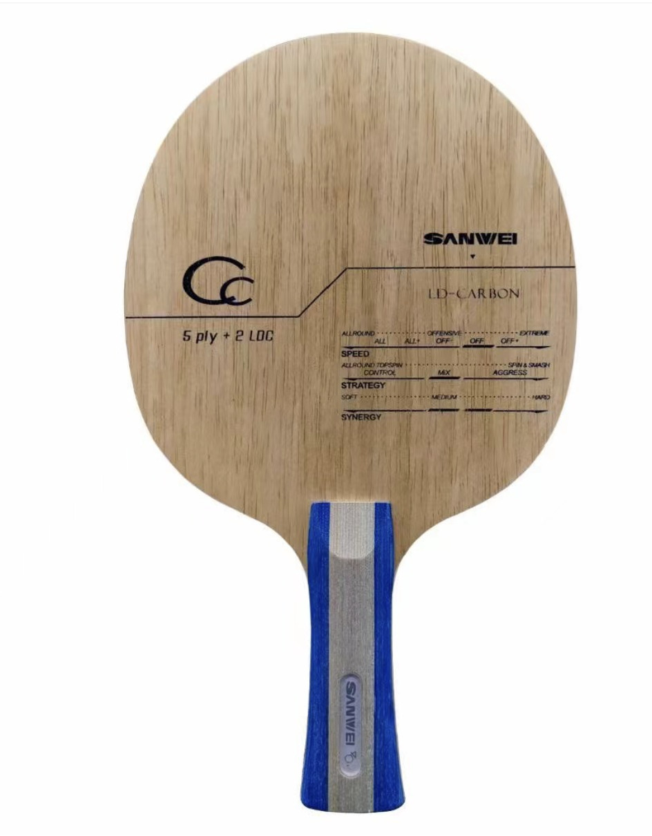 [PlantViet] Combo of Sanwei cc table tennis racket with kokutaku 868 ...