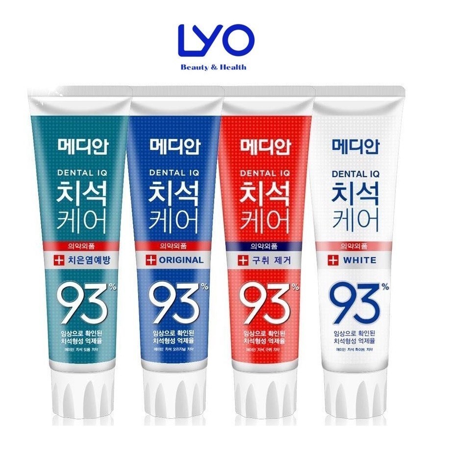 Median Fresh Toothpaste 4 Colors 93% Tooth - Korean Paste 120g | Shopee ...