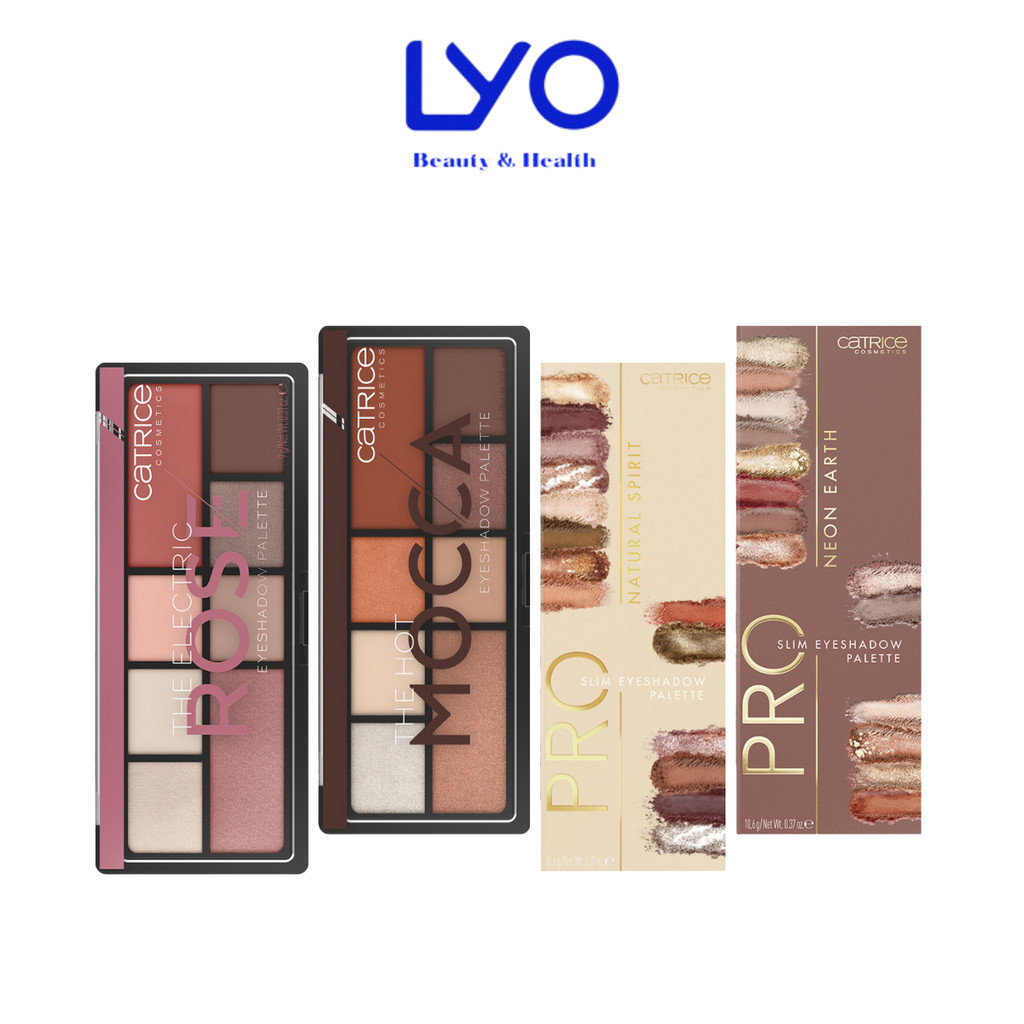 Catrice The Hot Mocca/The Electric Rose Eyeshadow Palette 8 Colors-Pro ...