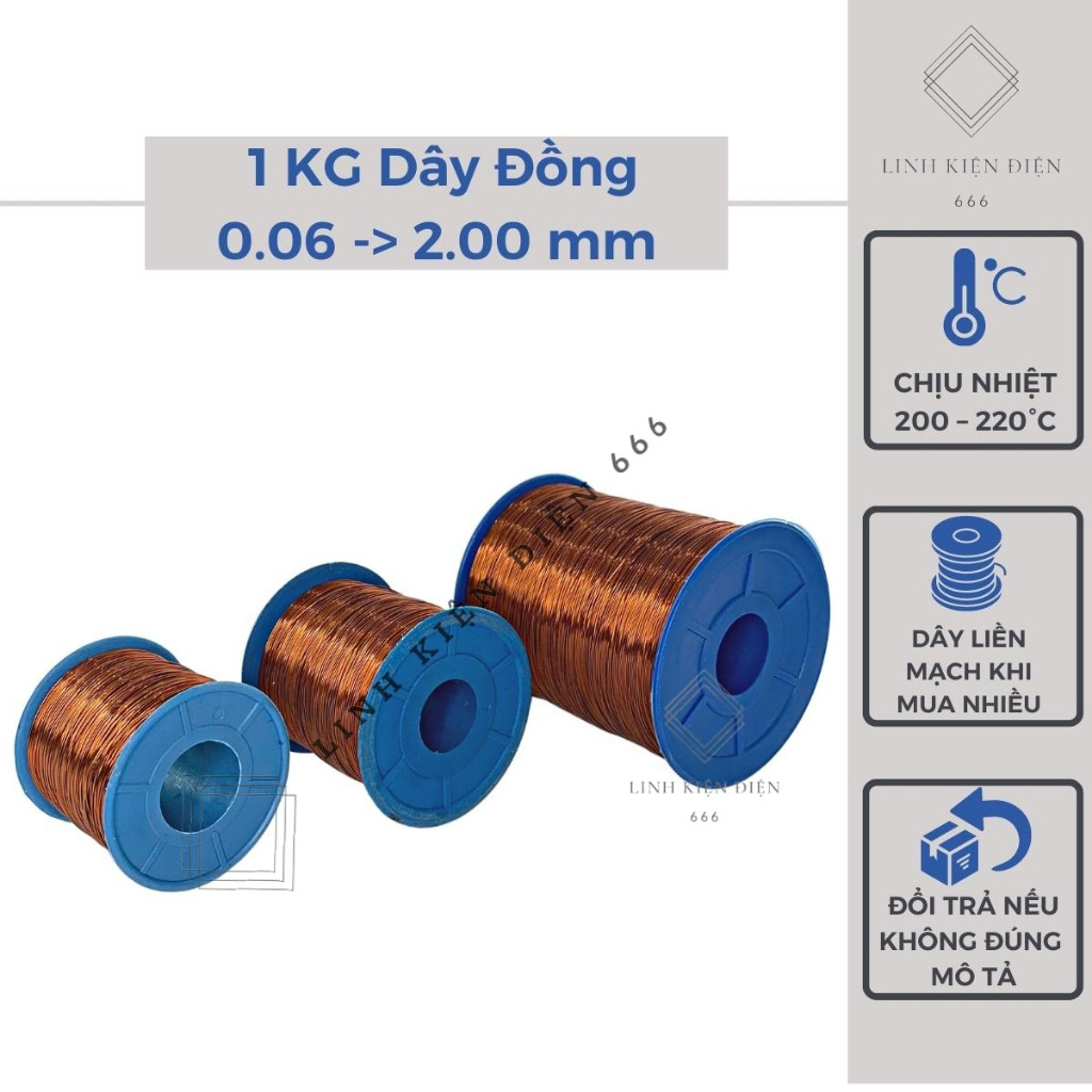 Transformer winding copper wire 1kg 500 grams (0.10 – 2.00mm) copper ...