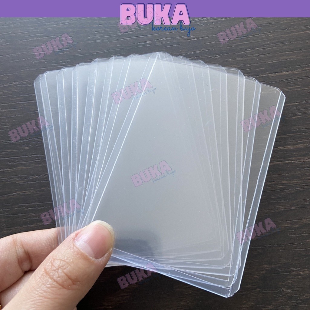 Toploader Buka holds photo cards with seal, unseal size B8 A7 combo 5 ...