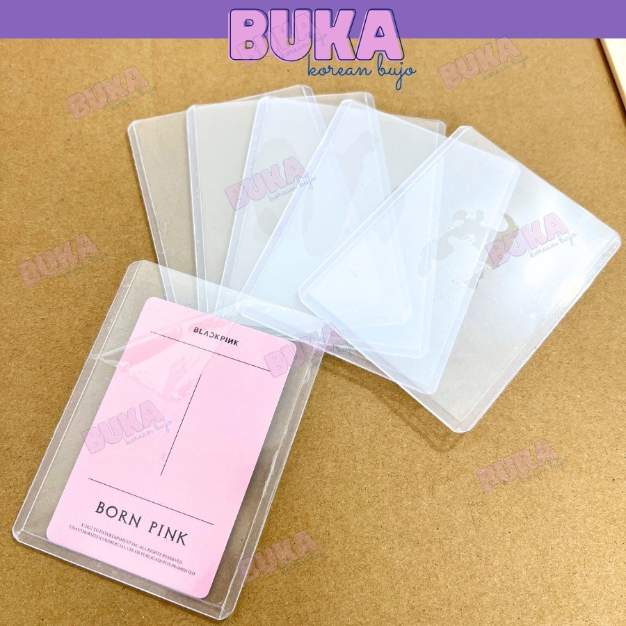 Toploader Buka holds photo cards with seal, unseal size B8 A7 combo 5 ...