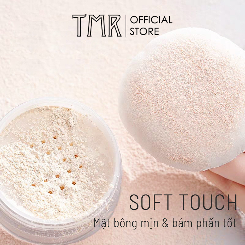 Tmr Round Powder Makeup Puff made of high quality cotton, with ...