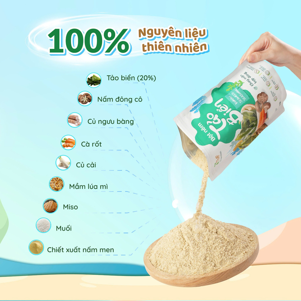 Combo of 2 packs of Tam Minh Foods Seaweed seasoning powder 900g ...