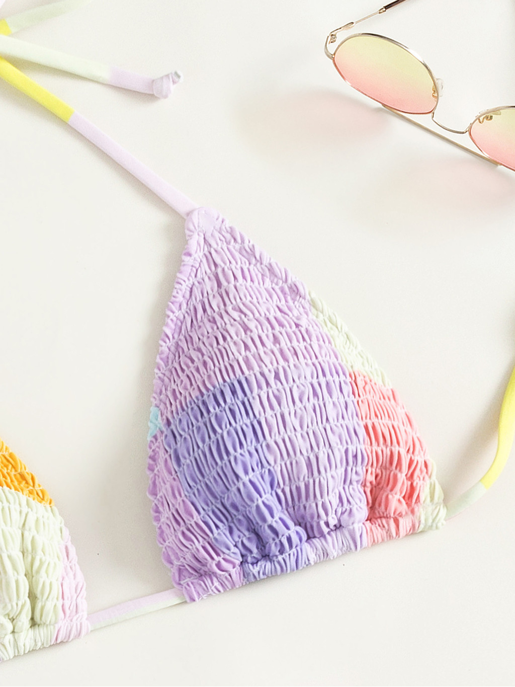 2-piece beach Bikini, women's swimsuit with padded chest, triangle ...