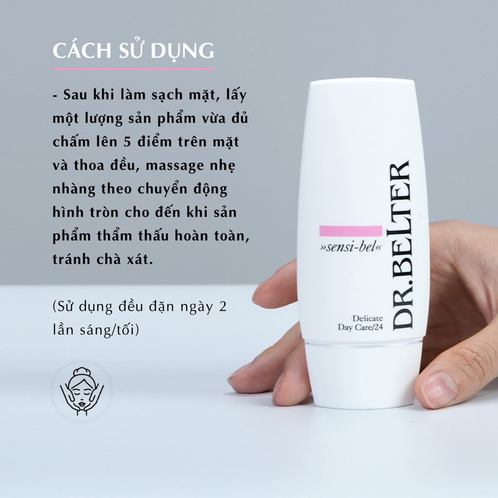 Dr.Belter 353 Delicate Day Care/24 Sensitive Skin Protection Day Cream (50ml) - Genuine Germany ...