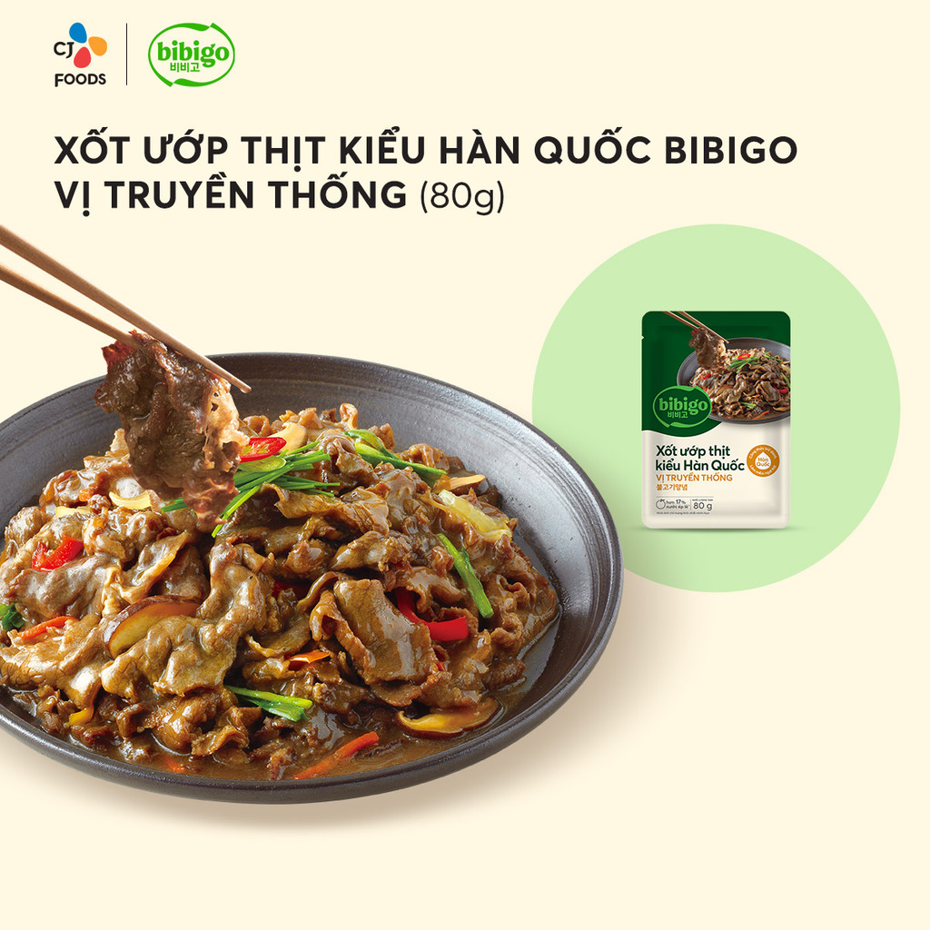 Bibigo bulgogi marinade Traditional flavor - 80g pack (new packaging ...