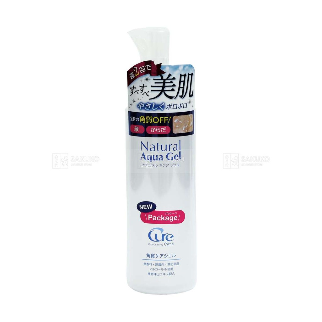 Natural Aqua Gel exfoliator _ CURE_ Japanese standard_ distributed by ...