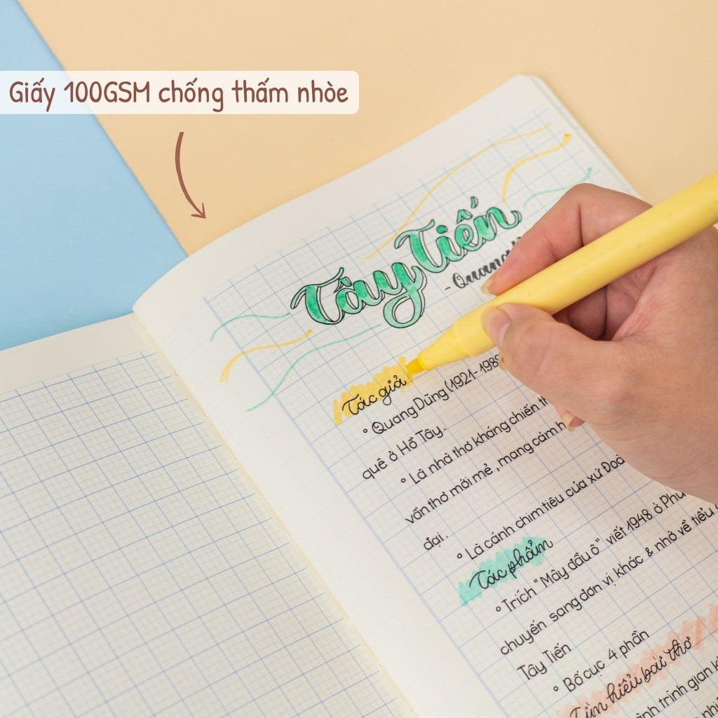 Notebook with 4 panels sewn and glued at the spine B5 100gsm Klong 120 ...