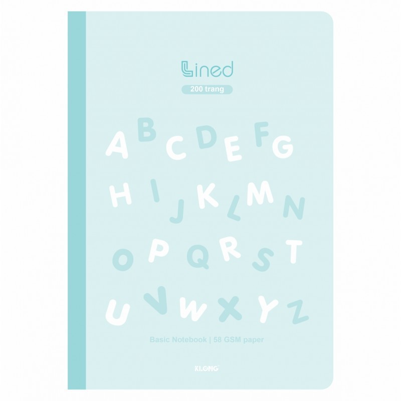 Lined notebook KLONG B5 200 pages 58GSM MS 817 Student notebook ...