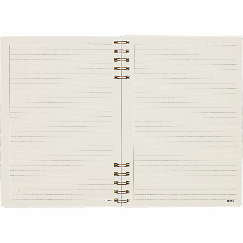 XO Double-ended spring notebook 120-200 pages with horizontal lines ...