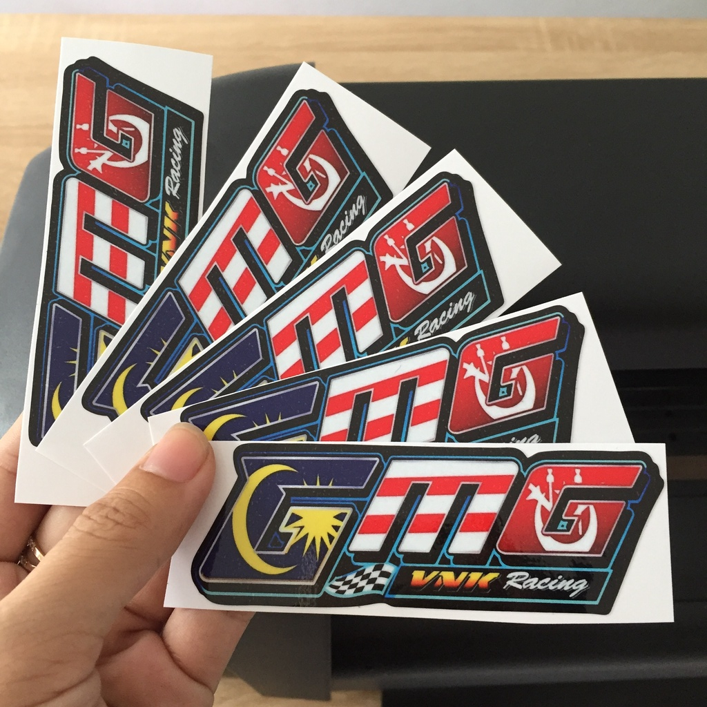 Logo GMG Thailand [10x3.5cm]. Decal sticker Waterproof, No Color Fading ...