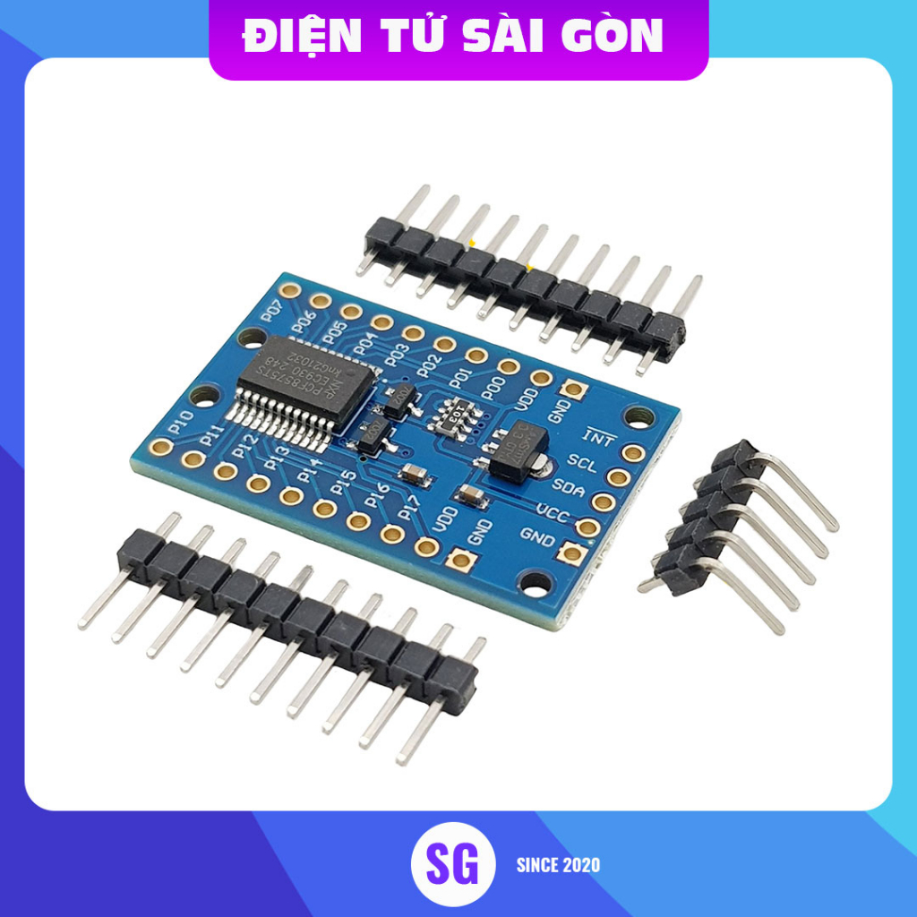 Expansion Circuit I2C to 16 IO PCF8575 Port Controls Multiple Devices ...