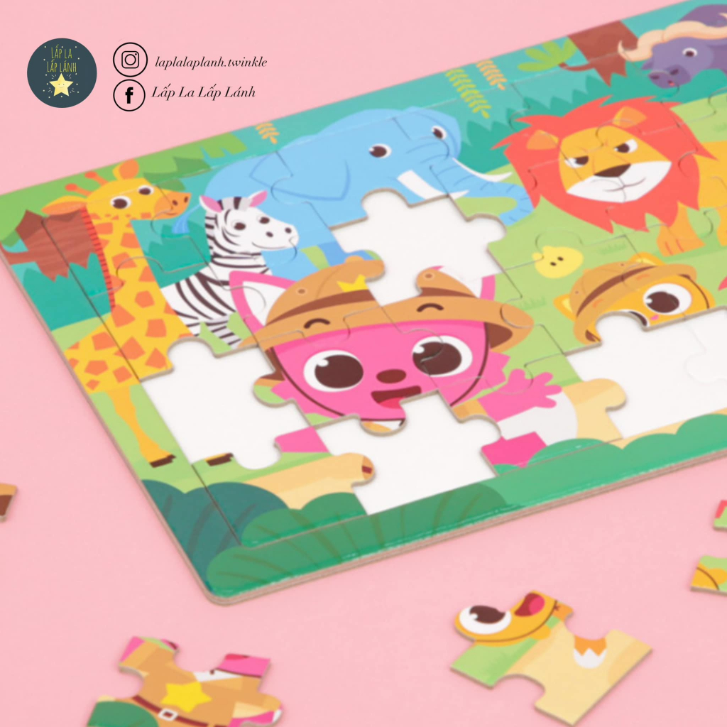 Korean babyshark PinkFong puzzle set | Shopee Malaysia