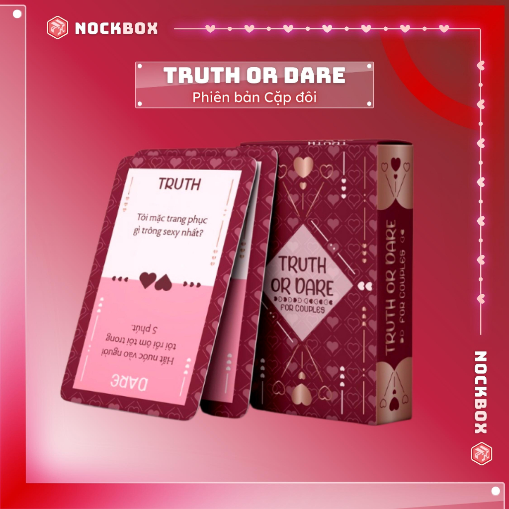 Truth or Dare Couple Love Cards - Drinking Game Set Truth or Dare ...