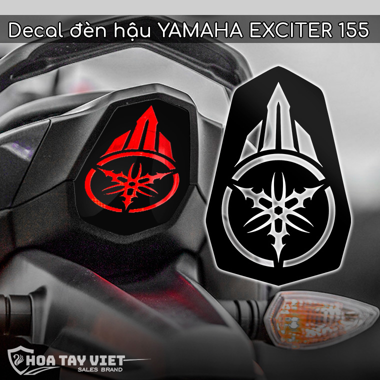 YAMAHA logo Decal for TAILLIGHTS Ex 155 to decorate exciter 155 vva ...