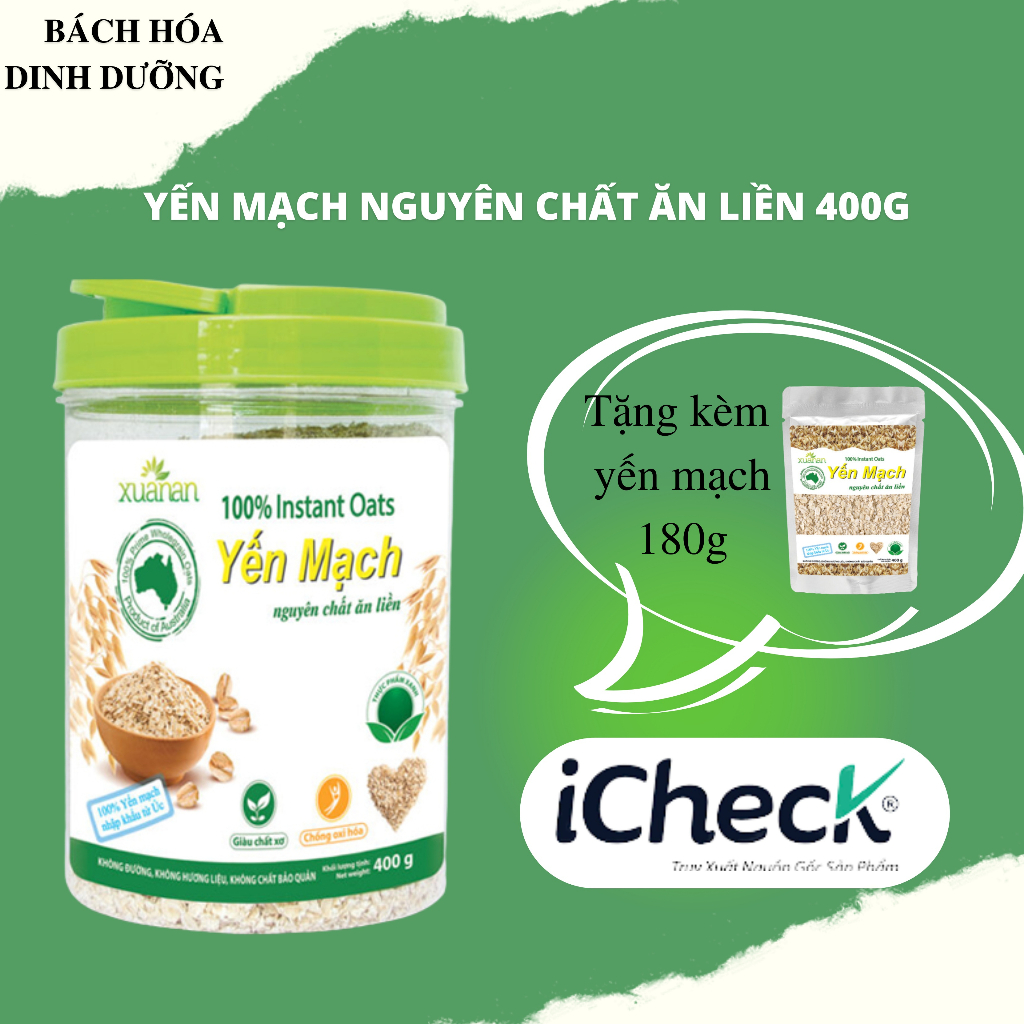 Box of Instant Pure Oats (400g) - Free oats | Shopee Malaysia