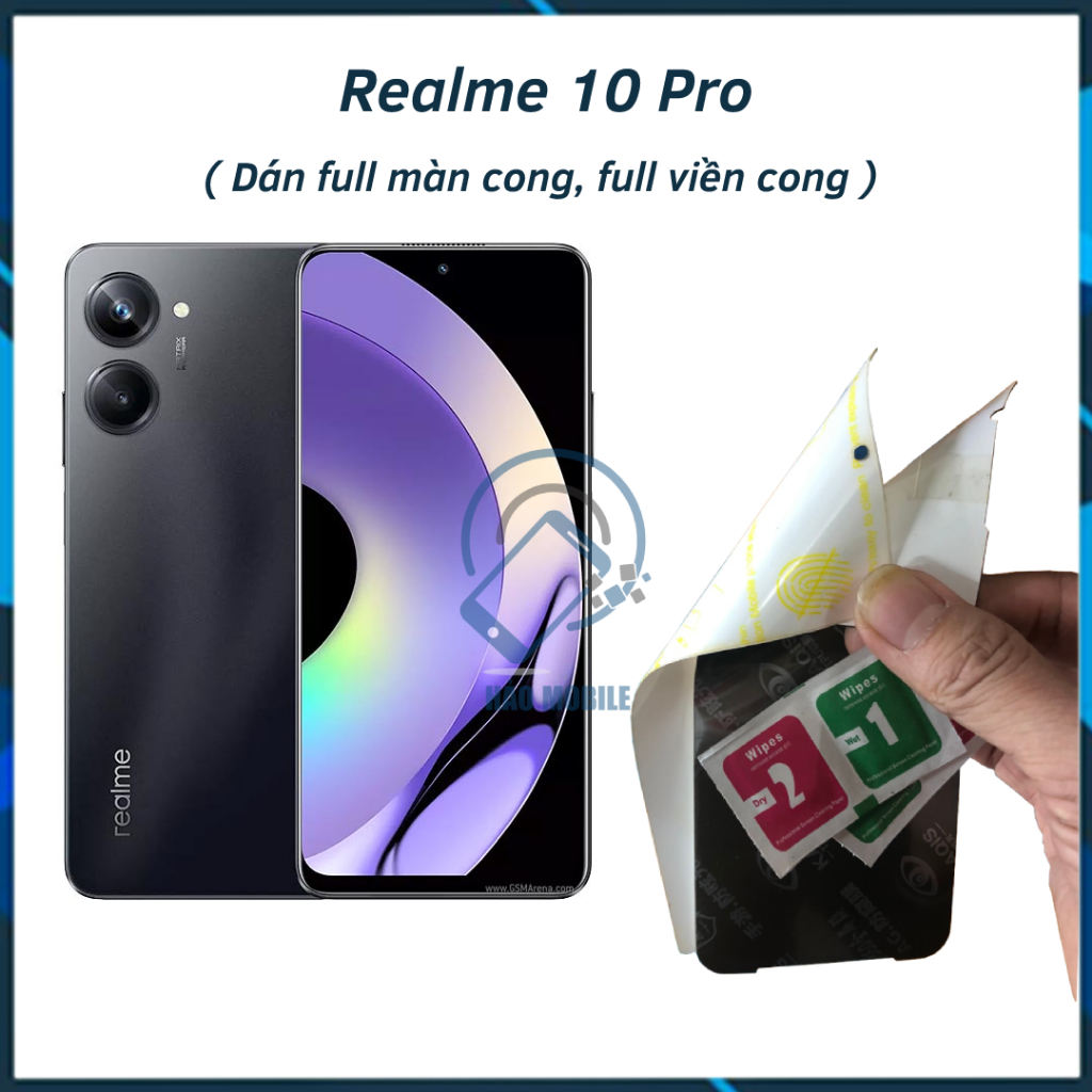 Ppf flexible sticker for Realme 10 Pro (transparent and anti-peeping ...