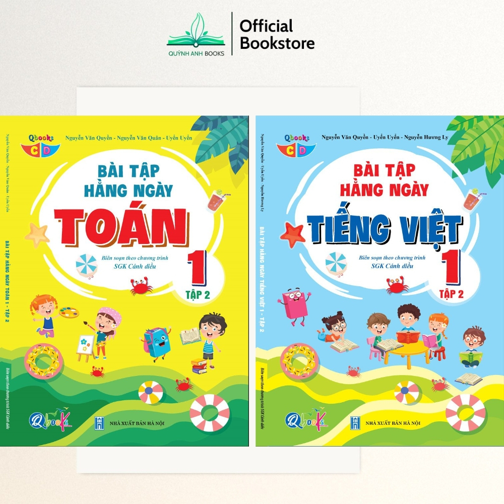 Book - Daily Exercise Combo Math and Vietnamese Grade 1 - Kite Wings ...