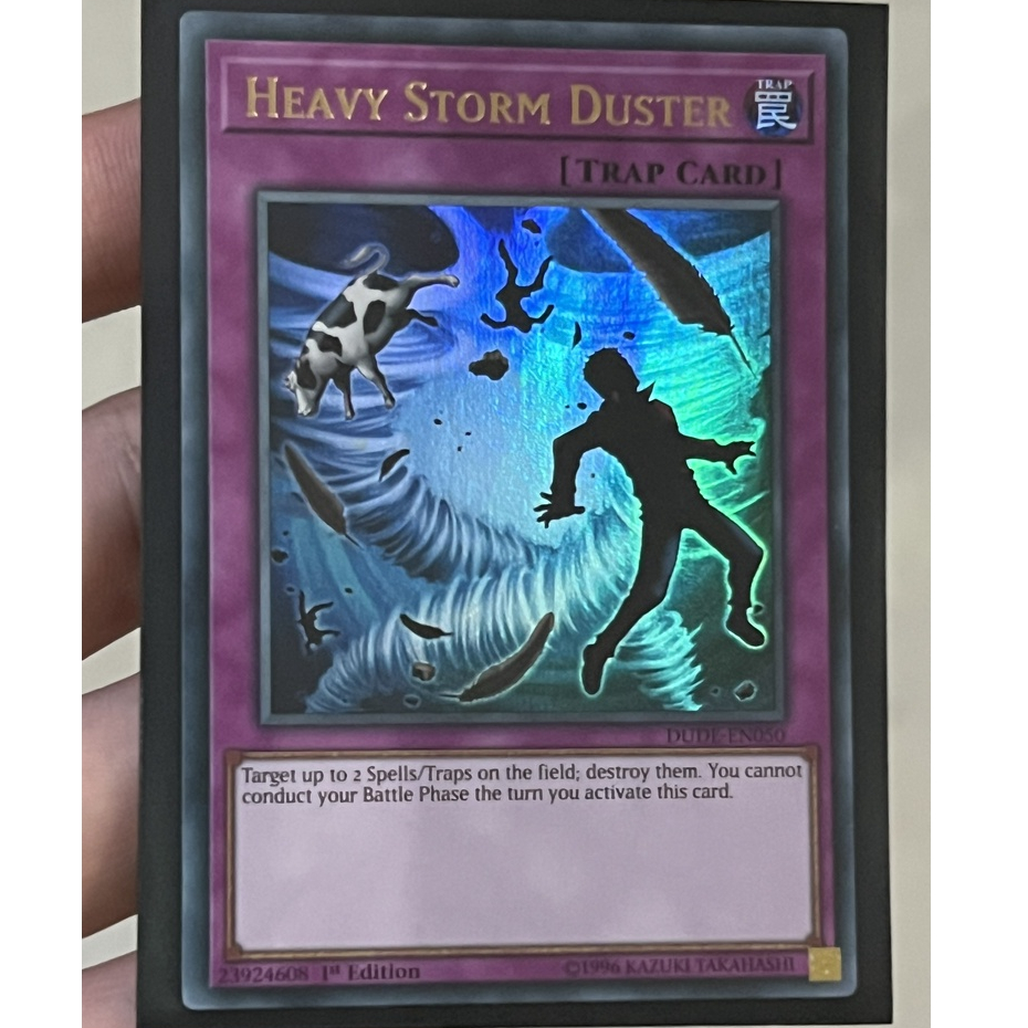 Yugioh Card] Heavy Storm Duster - DUDE-EN050 - Ultra Rare 1st Edition ...