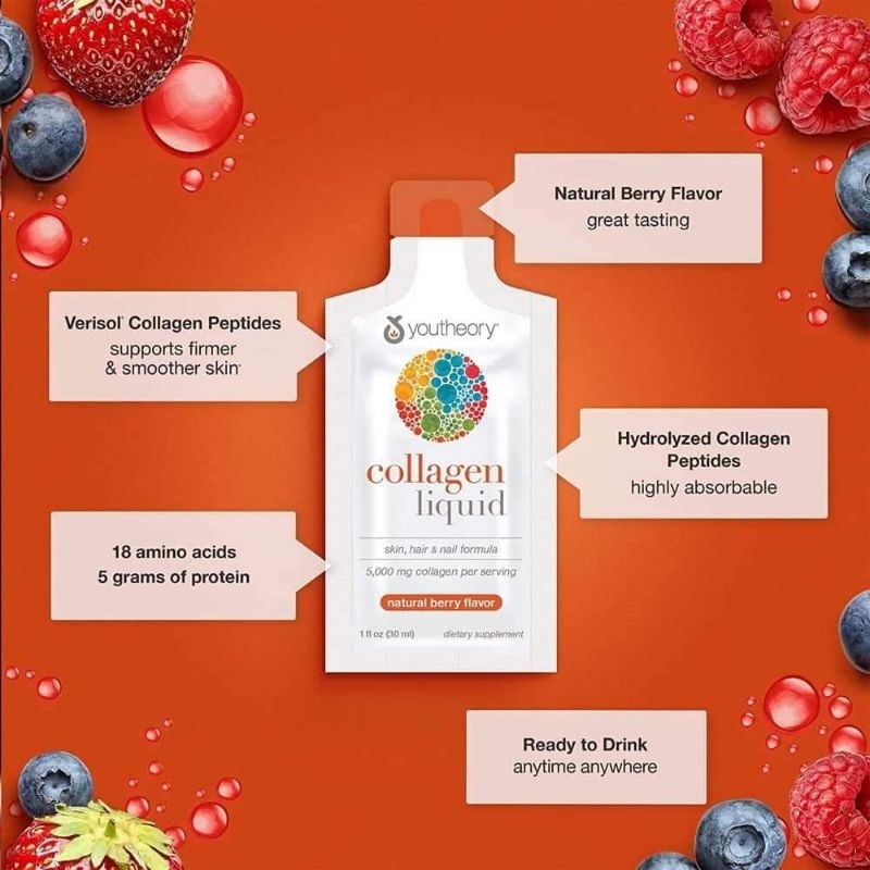 Youtheory Collagen Liquid, Berry Flavor | Shopee Malaysia
