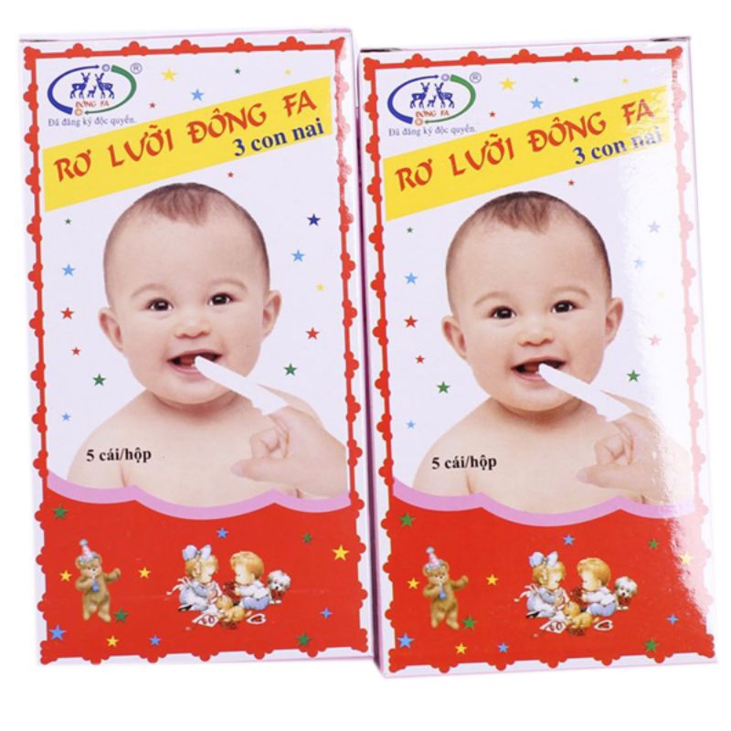 Dong FA RELAYS (Box of 5) Regular tongue scrapers help children's oral ...