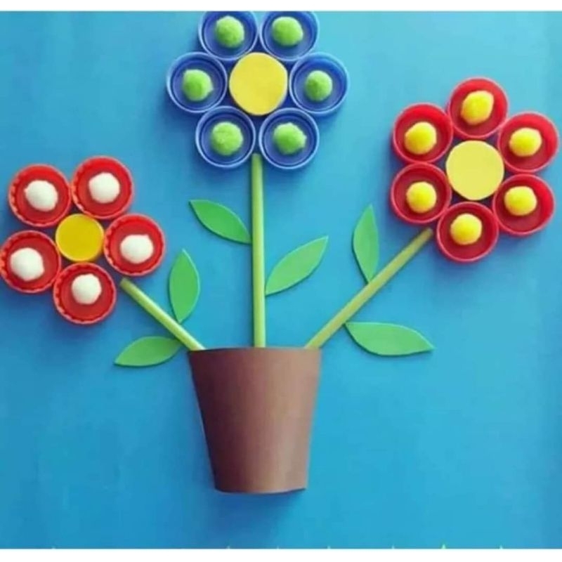 100 creative colored bottle caps preschool supplies montessori toys ...