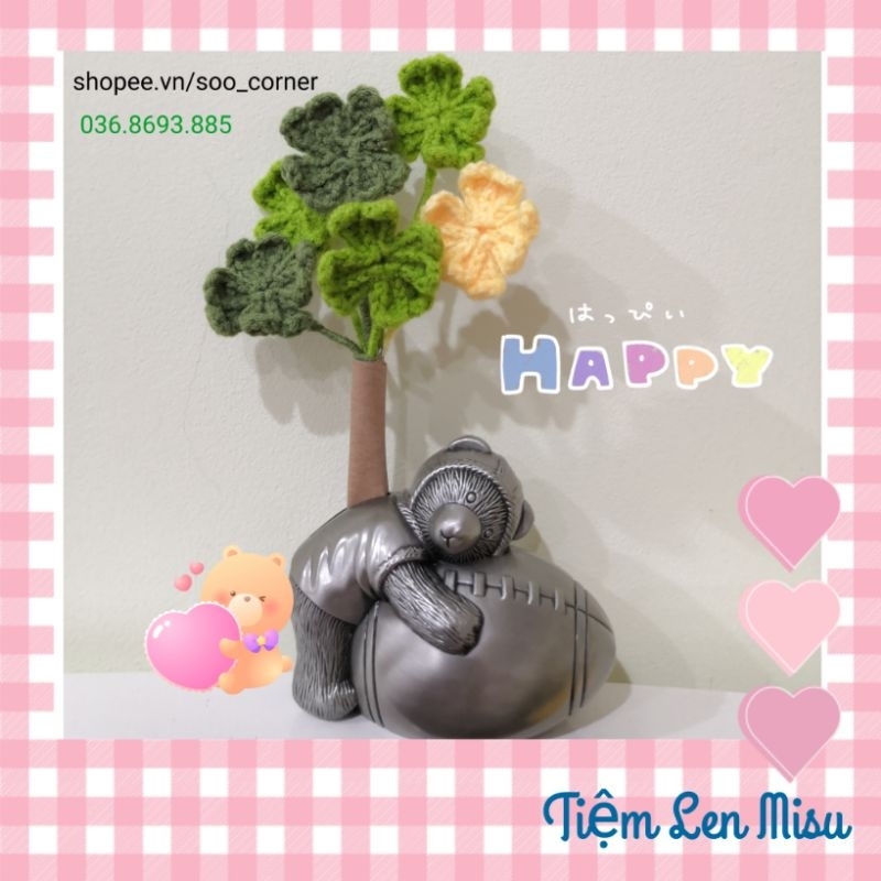 (1 Set AVAILABLE) Lucky Mini Four Leaf Clover Set for Photography and ...