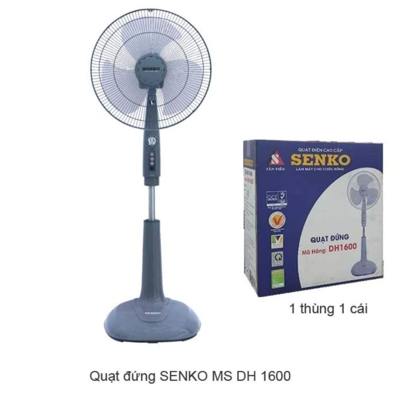 Senko DH1600 standing fan with timer | Shopee Malaysia