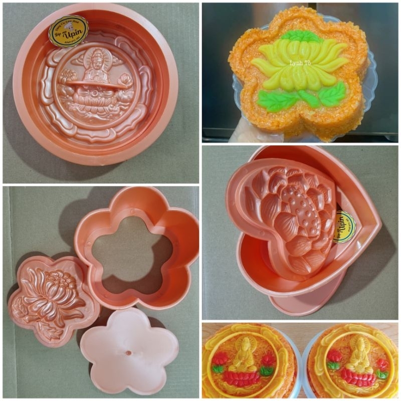 Synthesis Of Beautiful Sticky Rice Mold With Lotus Flower Shape Ngoc ...