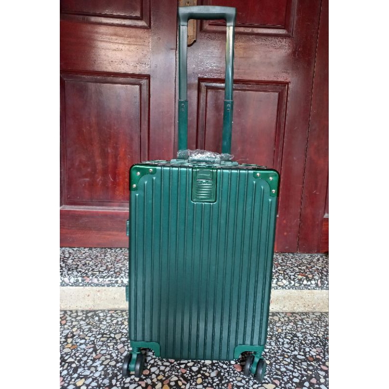 Super beautiful aluminum frame suitcase with rounded corners | Shopee ...