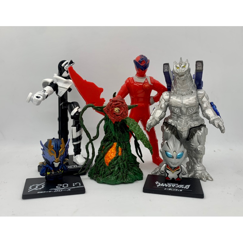 Bandai Shodo, Gashapon Kamen rider, Godzilla, Super sentai, Ultraman ...