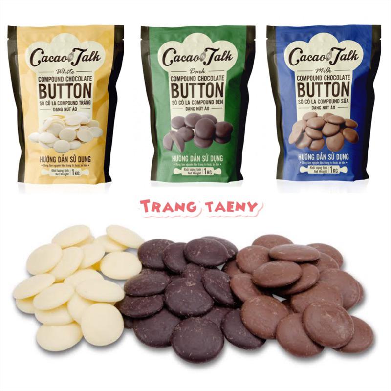 Cacao Talk button chocolate compound 100g | Shopee Malaysia