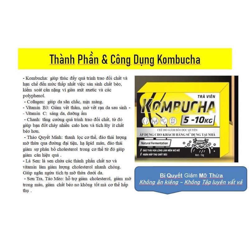 Compo 2 Box kombucha Fat Box Weight Loss 5-15kg With Coupon | Shopee ...