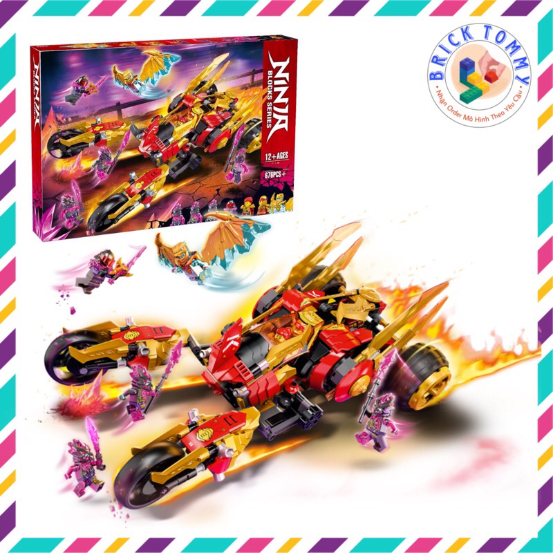 Ninjago Zimo 60012 Golden Warrior Ninjago Character Assembly Toy Of Kai ...
