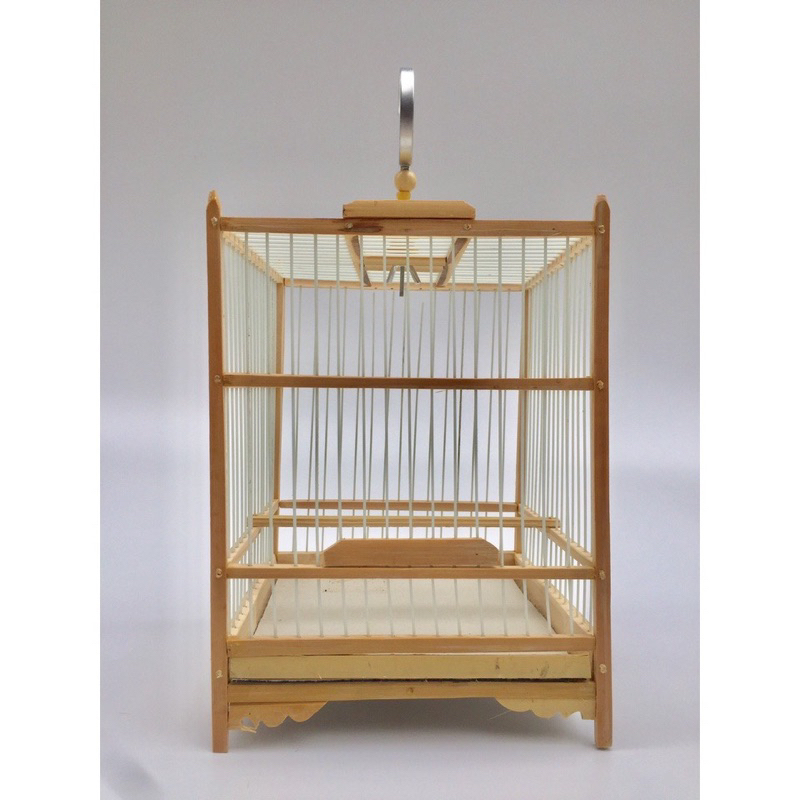 Bird cage made of bamboo material, square style cable cage (pre ...