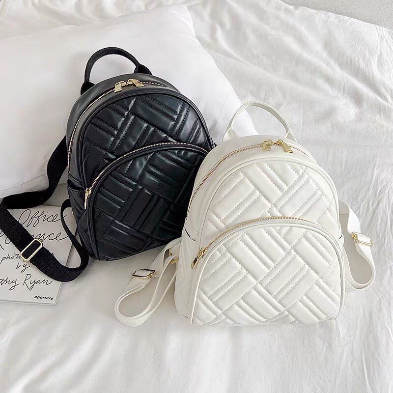 Compact mini women's fashion backpack for going out and traveling in ...