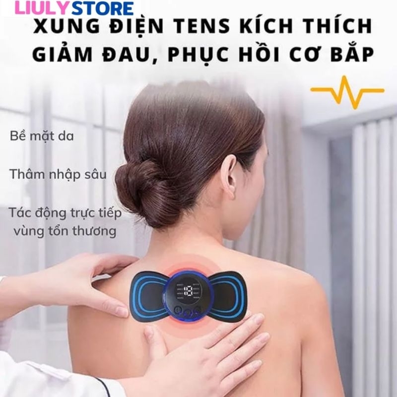 SA Neck, Biceps, Back With Electric Pulse Massage Device Effective Pain ...