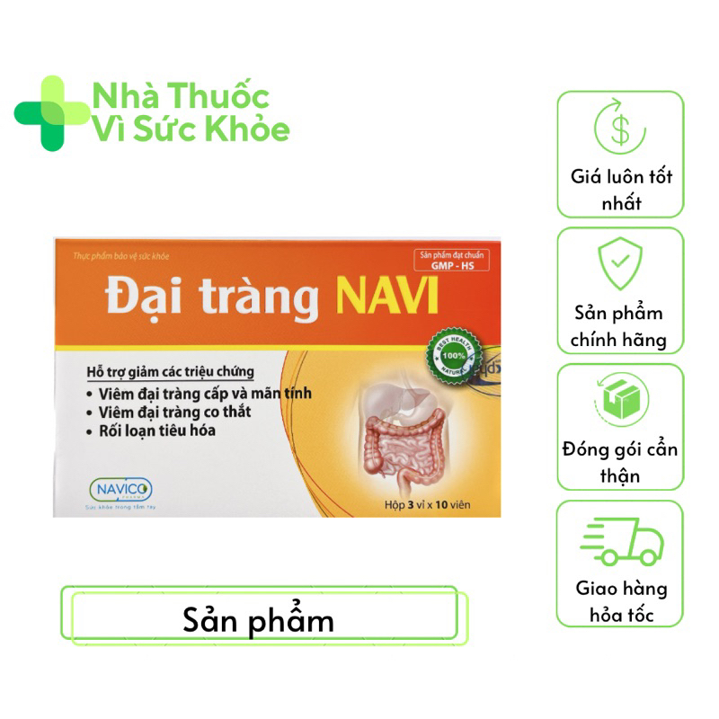[Genuine] Navi Colon - Supports reducing symptoms of acute and chronic ...