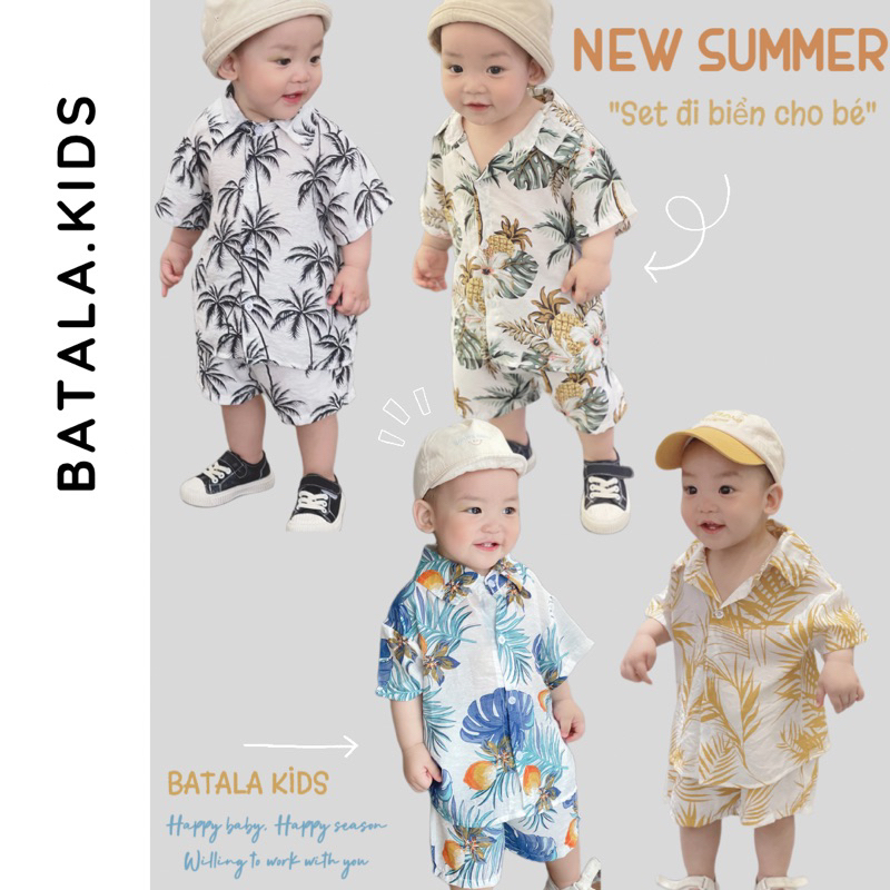 Beach Set for baby Batala Kids, Cool floral pattern travel Set for boys ...
