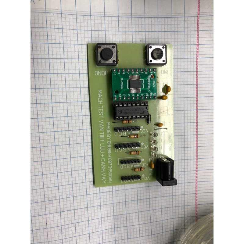 Throttle valve test circuit - waving wing - opening and closing valve ...