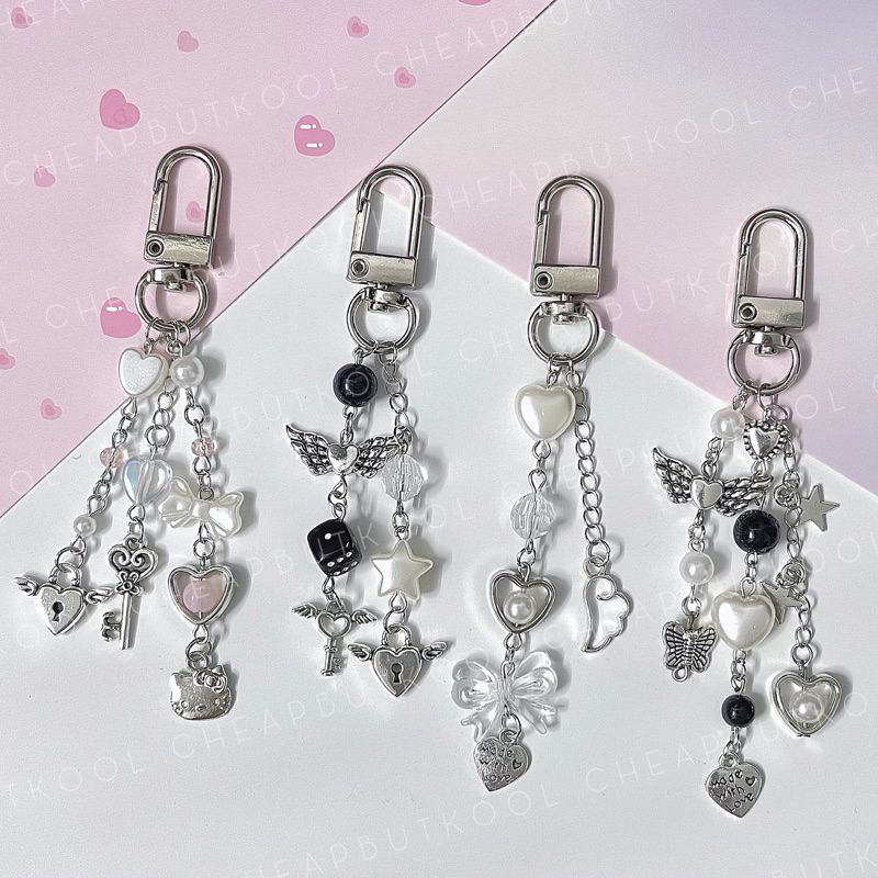 TRANSPARENT KEYCHAIN - HANDMADE KEYCHAIN/ STRAP/ KEYCHAIN/ PHONE STRAP ...