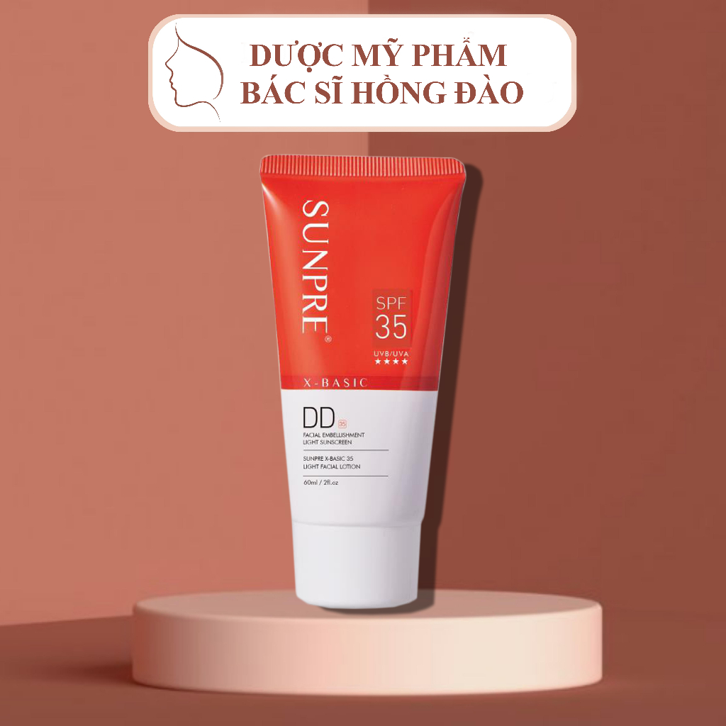 SUNPRE DD X-Basic 35 Light Suncreen Lotion, Sunscreen SPF 35 PA+++ with ...